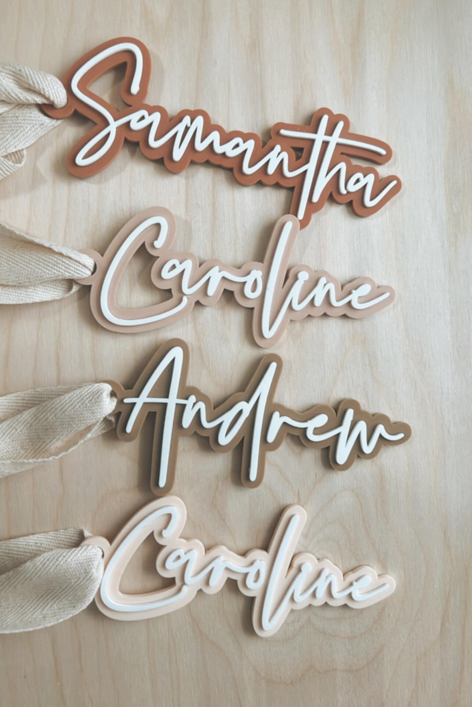 Personalized Acrylic Tag Name Tag Custom Name Tag Modern - Etsy