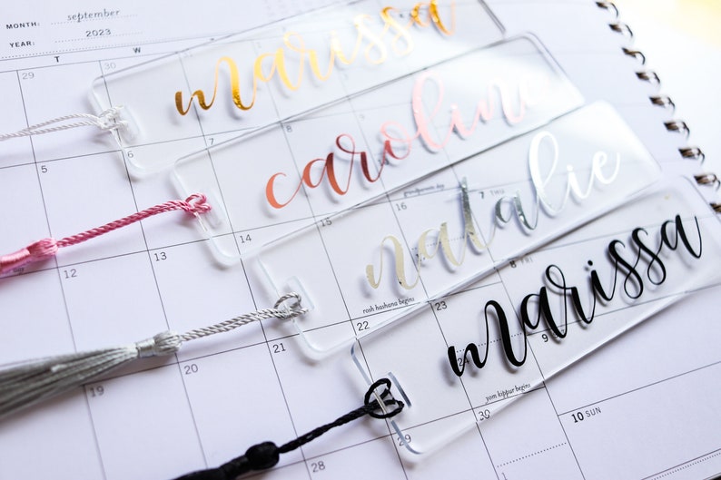 Personalized Bookmark, Custom Bookmark, Bookmark With Name, Bookmark ...