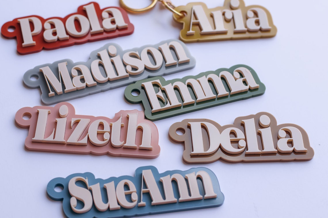 Backpack Personalized Tags Back to School Name Tag Custom - Etsy