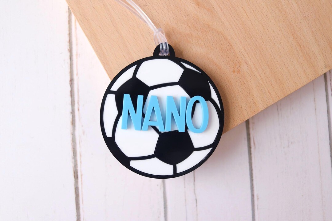 Personalized Soccer Backpack Tag, Back to School Keychain, Soccer Name ...