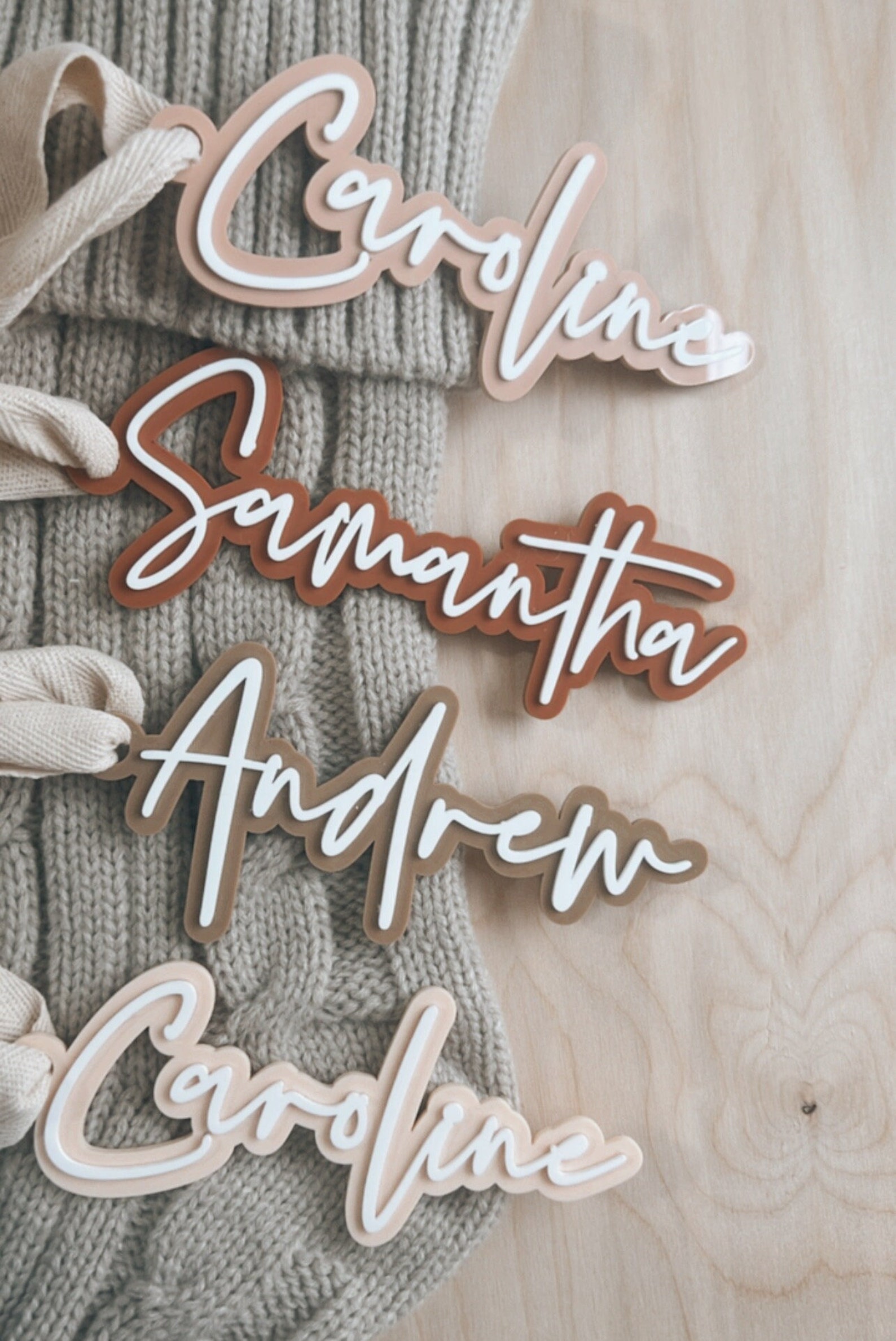 Personalized Acrylic Tag Name Tag Custom Name Tag Modern - Etsy