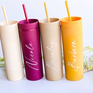 Personalized Tumbler | Neutral Colors Tumbler | Coworker Gift ...