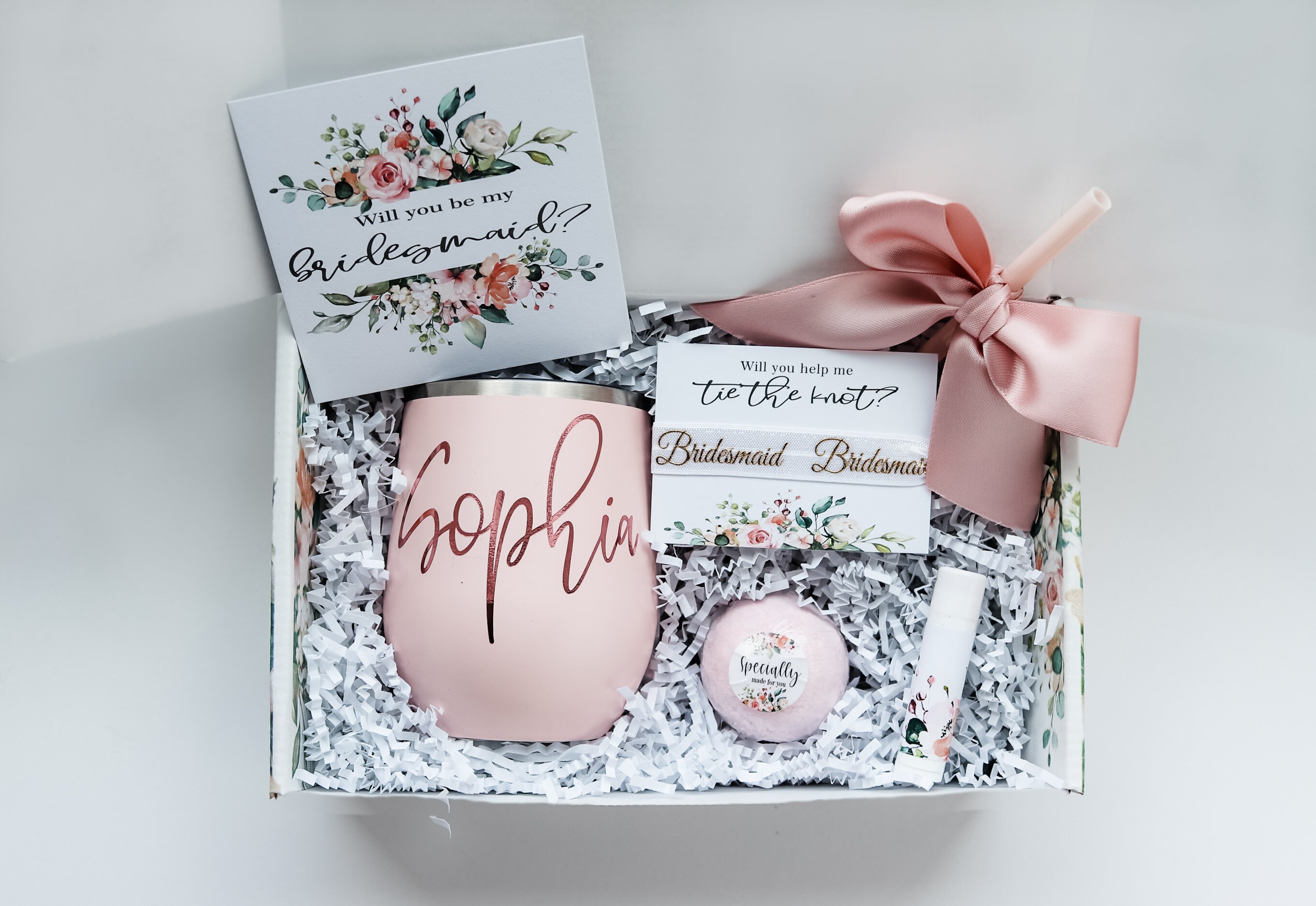 Maid Of Honor Proposal Box Will You Be My Bridesmaid Box Will Etsy