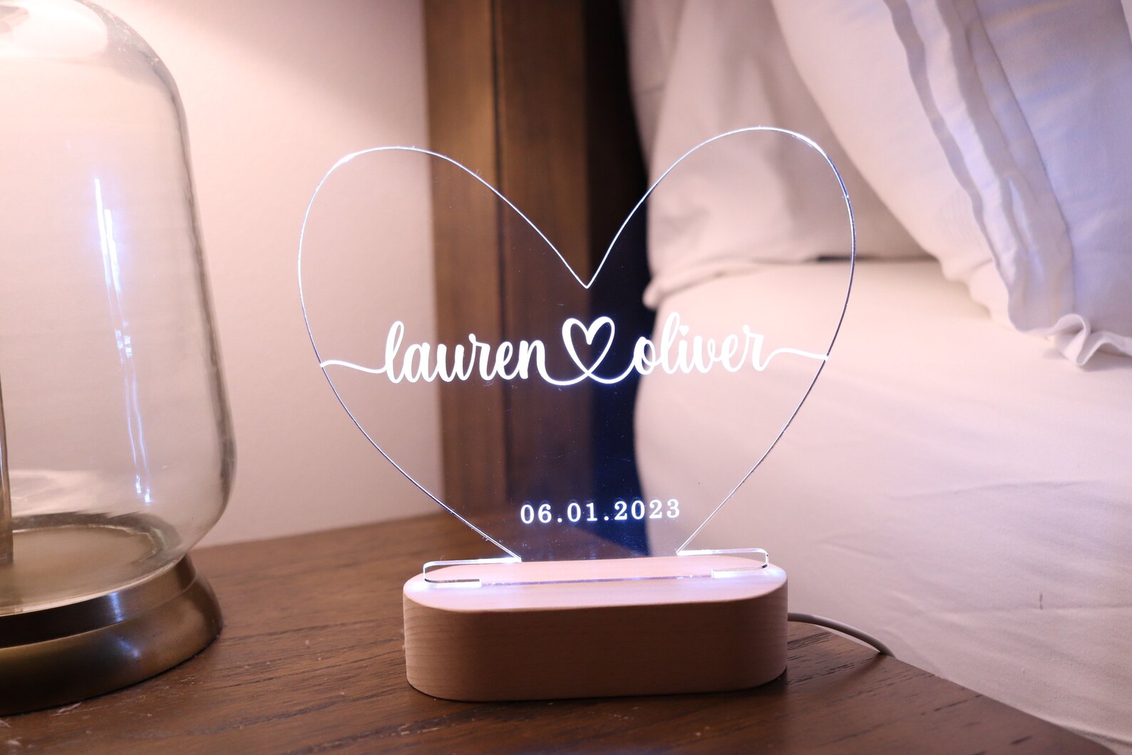 Boyfriend Gift Custom Night Light for Him Personalized Night - Etsy