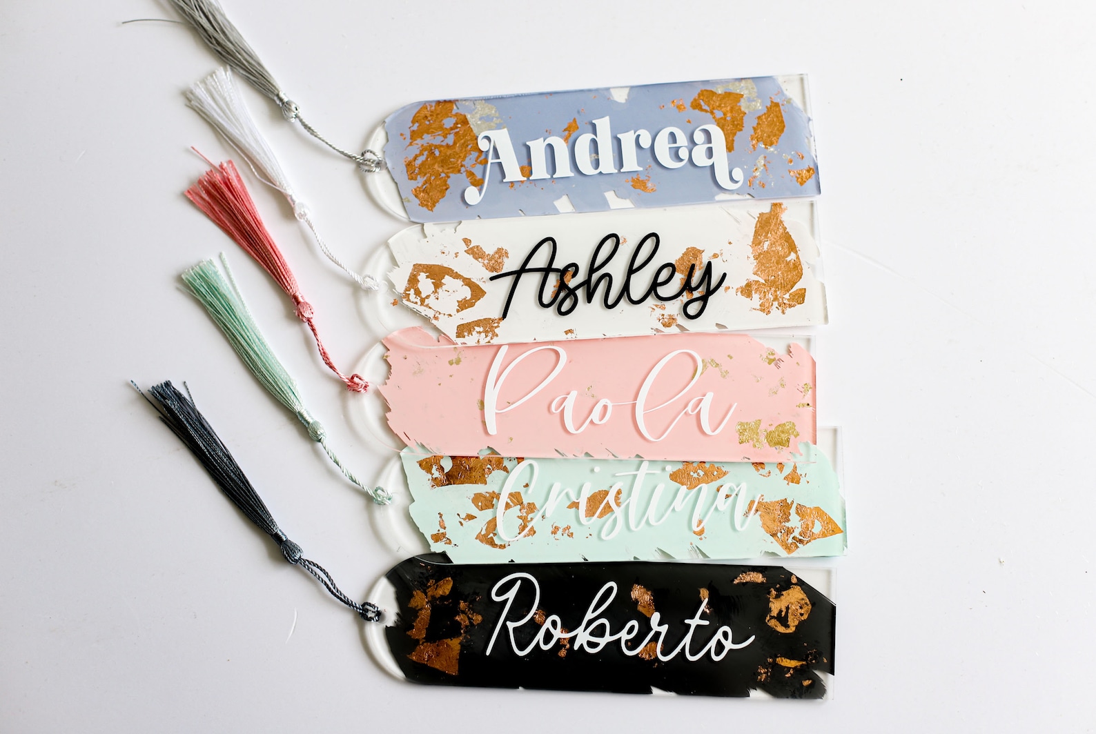 Personalized Bookmark Acrylic Bookmark With Name Painted - Etsy