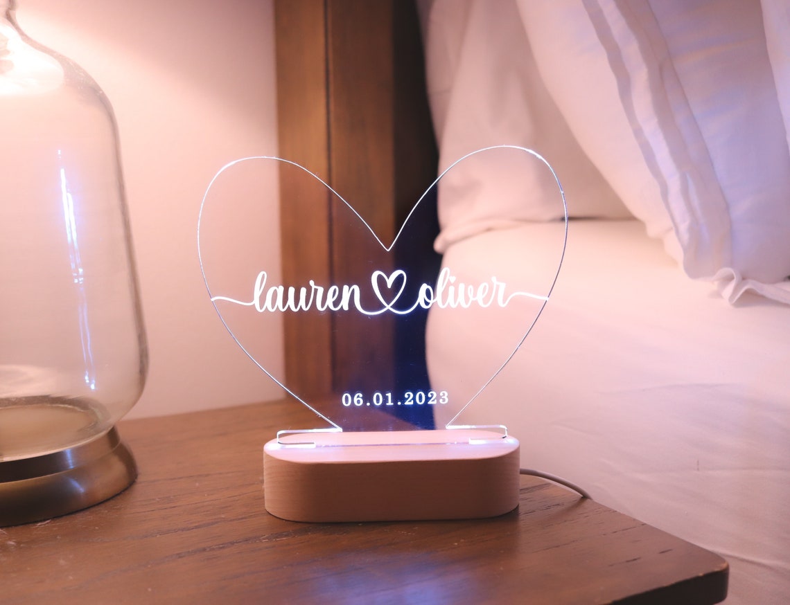 Boyfriend Gift Custom Night Light for Him Personalized Night - Etsy