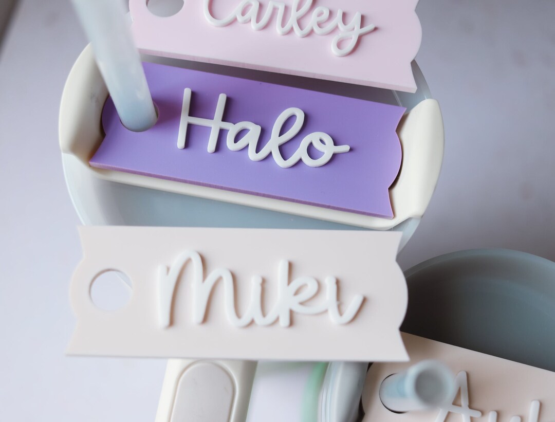 40oz/30oz Tumbler Personalized Name Tag Personalized Name Tag for ...