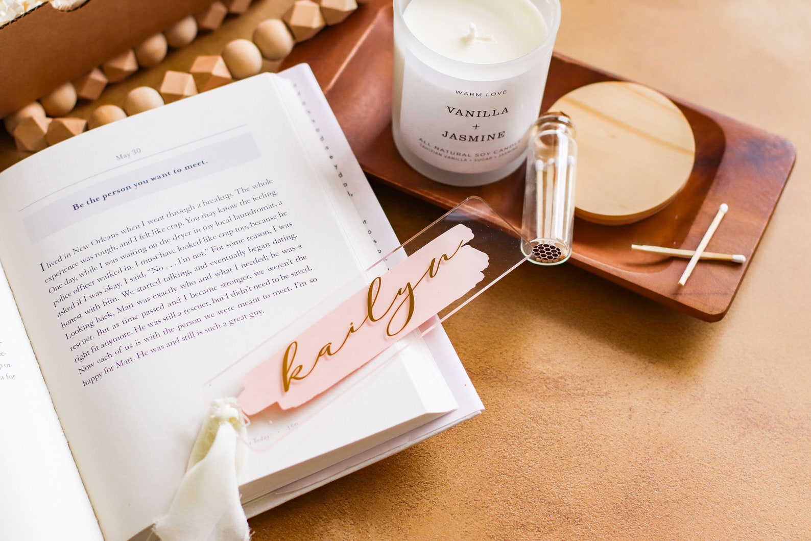 Personalized Acrylic Bookmark Acrylic Book Mark Library - Etsy