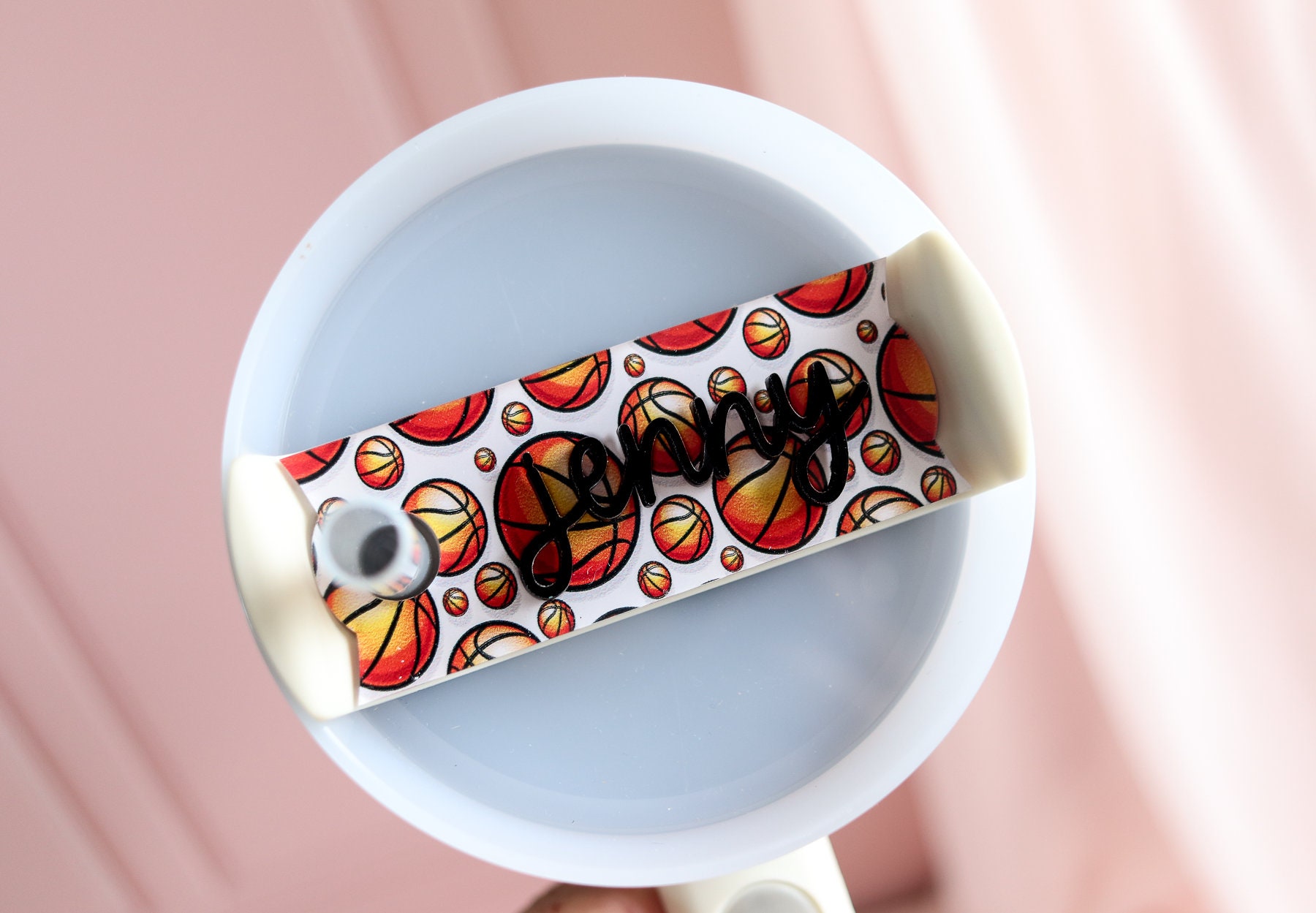 Girly Name Plate, Red Stanley Topper, Sports Stanley Name Plate ...