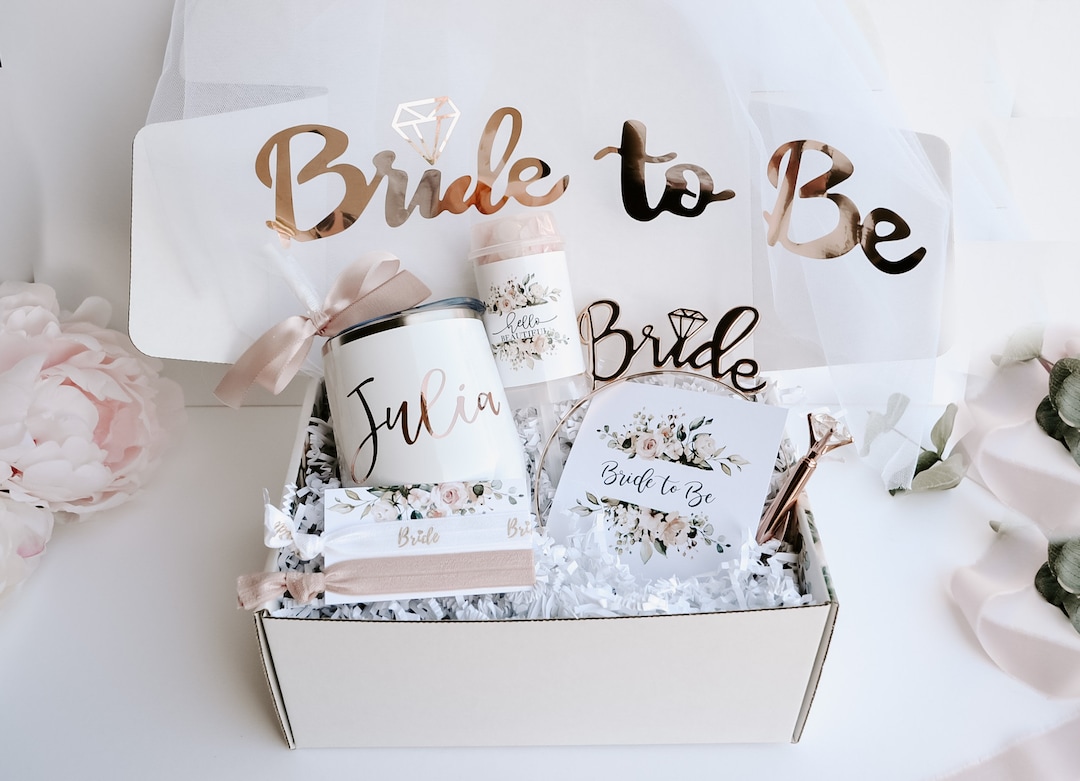 Bride to Be Box Fiance Gift Engagement Gift Bridal Shower Gift Gift for ...