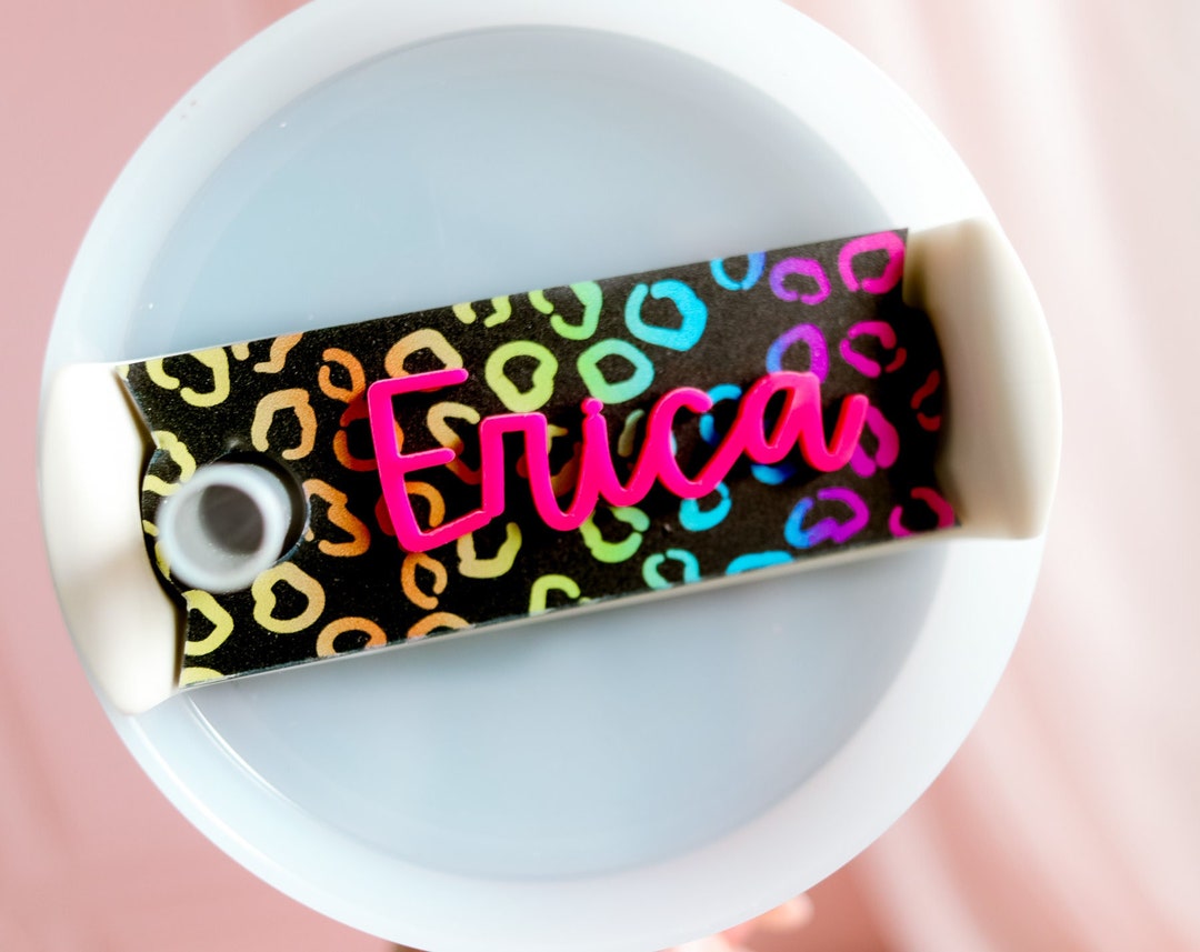 Leopard Name Plate, Camo Name Plate, Stanley Topper, Checkered Mama ...