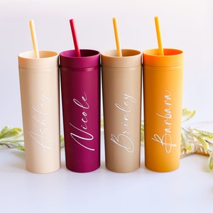 Personalized Tumbler | Neutral Colors Tumbler | Coworker Gift ...