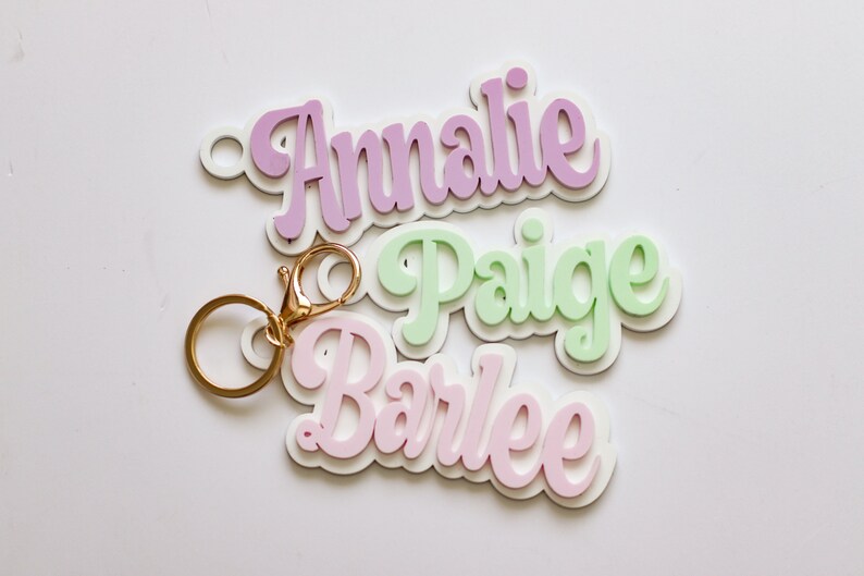 Personalized Keychain for Girls Bridesmaid Keychain Custom - Etsy