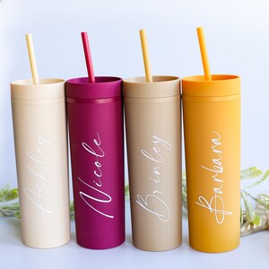 Personalized Tumbler | Neutral Colors Tumbler | Coworker Gift ...