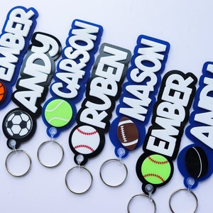 Personalized Basketball Bag Name, Backpack Tag Bag Tag, Custom Name ...