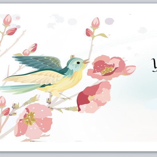 30 Personal Address Labels Spring Flowers p 76 - Etsy