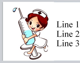 Nurse Address Labels - Etsy