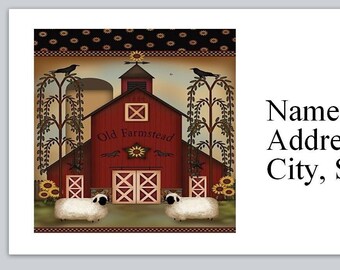 Primitive Labels - Etsy