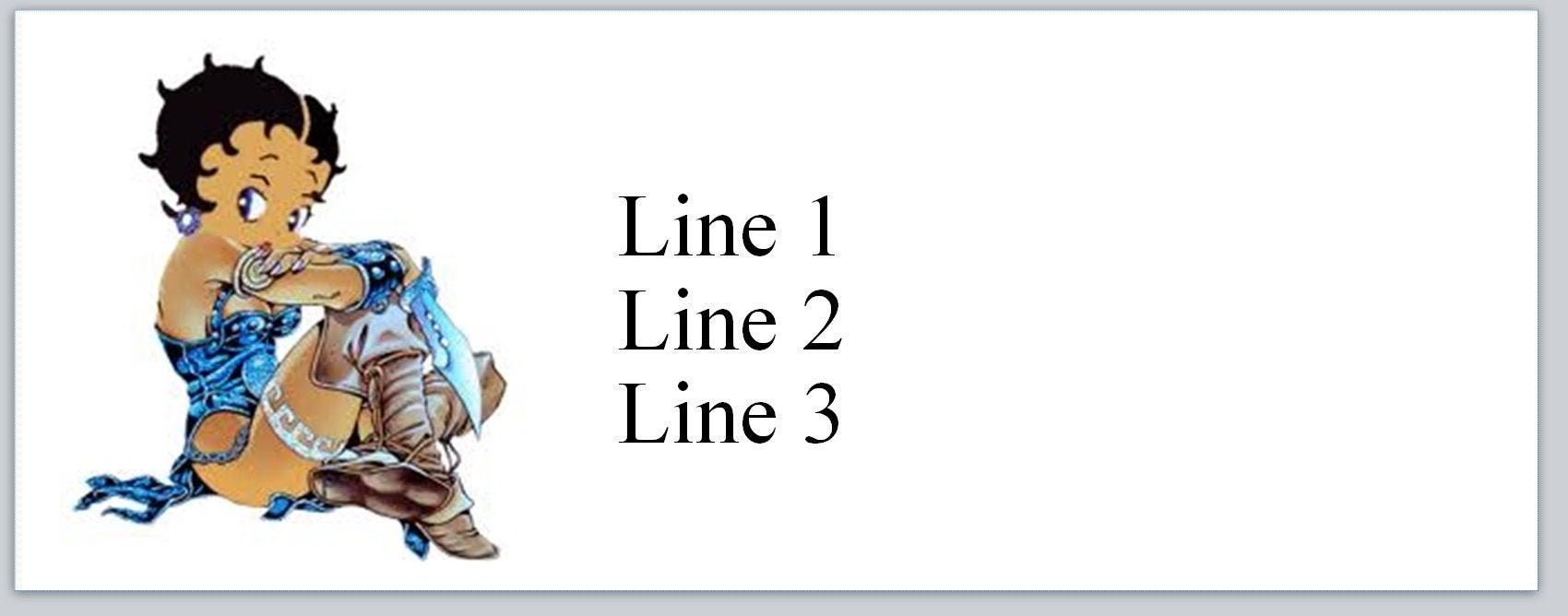 30 Personal Address Labels Vintage Lady (jx 400) - Etsy