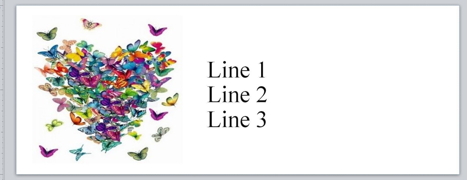 30 Personal Address Labels Heart of Butterflies (bx 831) - Etsy