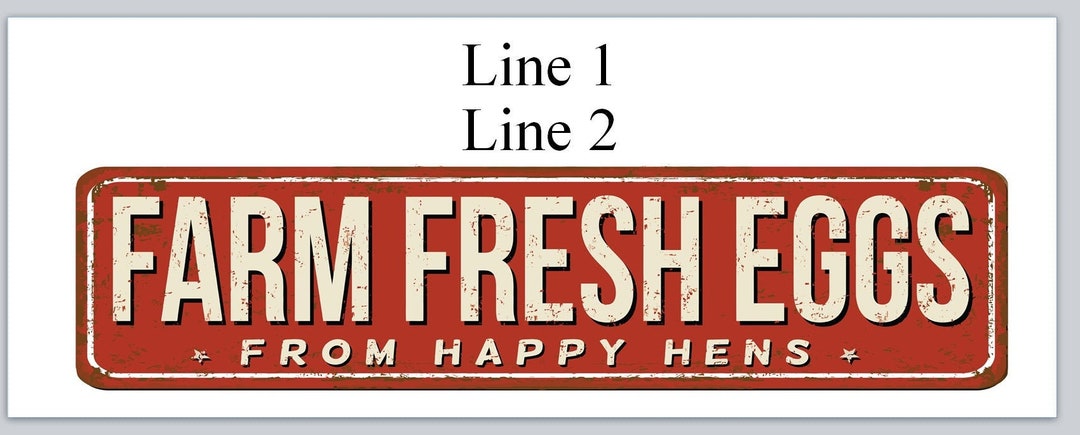 30 Personal Address Labels Country Farm Fresh Eggs (jx 449) - Etsy
