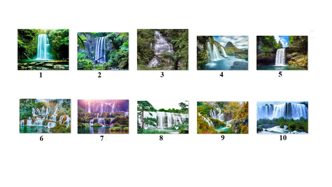 30 Personal Address Labels Waterfalls jx 745 - Etsy