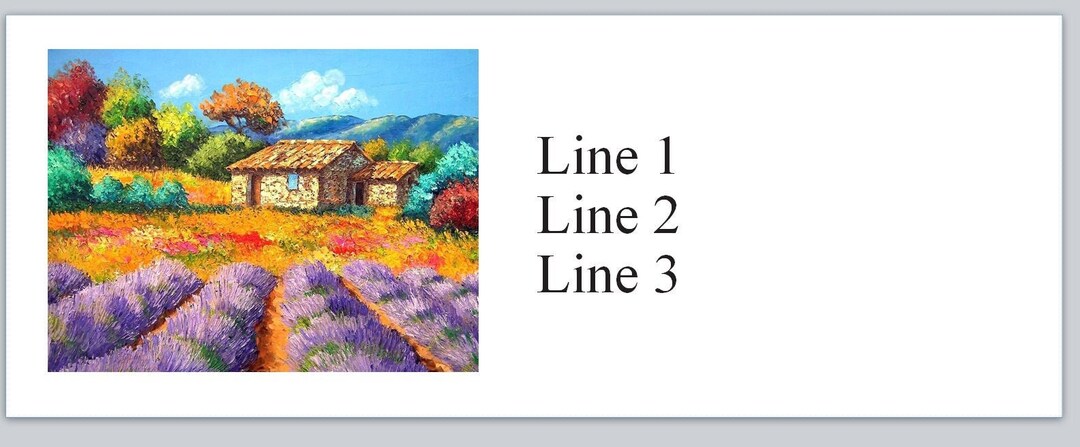 30 Personal Address Labels Farm Country Village Art (jx 667) - Etsy