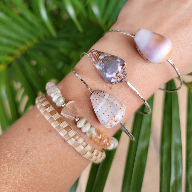 Shell Bangles - Etsy