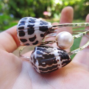 Shell Bangles, Choose Your Own Shell Bangle STERLING SILVER Hawaiian ...