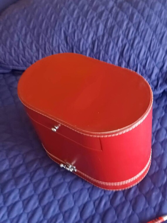 1940's/50's Red Train Case - Gem