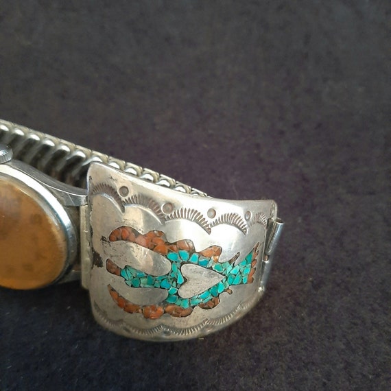 Native American Navajo Watch Band "Ed Abeyta" - Gem