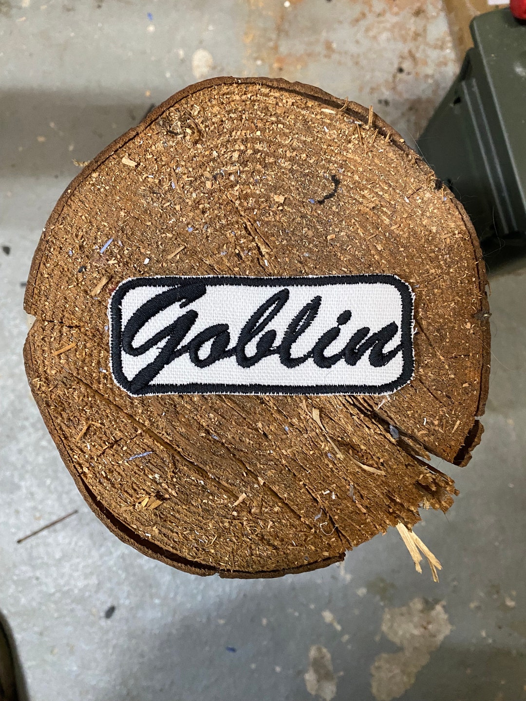 Iron on Mechanic Style “goblin” Embroidered Name Patch - Etsy