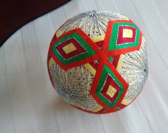 Temari Embroidery Kit for Beginners Japanese Sakura Temari Ball ...