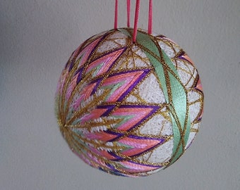 Temari Embroidery Kit for Beginners Japanese Sakura Temari Ball ...