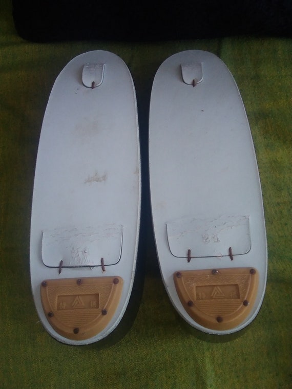 vintage japanese zoris black yellow snake getas shoes… - Gem