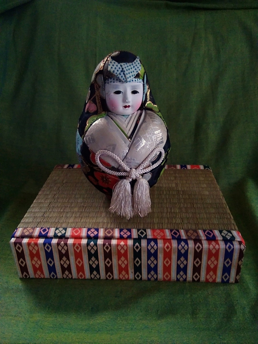 Daruma Doll Vintage Hime Daruma Dolls Tatami Handmade Japan - Etsy