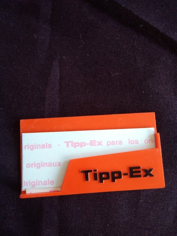 Vintage Tipp-ex Typewriter Correction Paper Tray Tippex Holder | Etsy UK