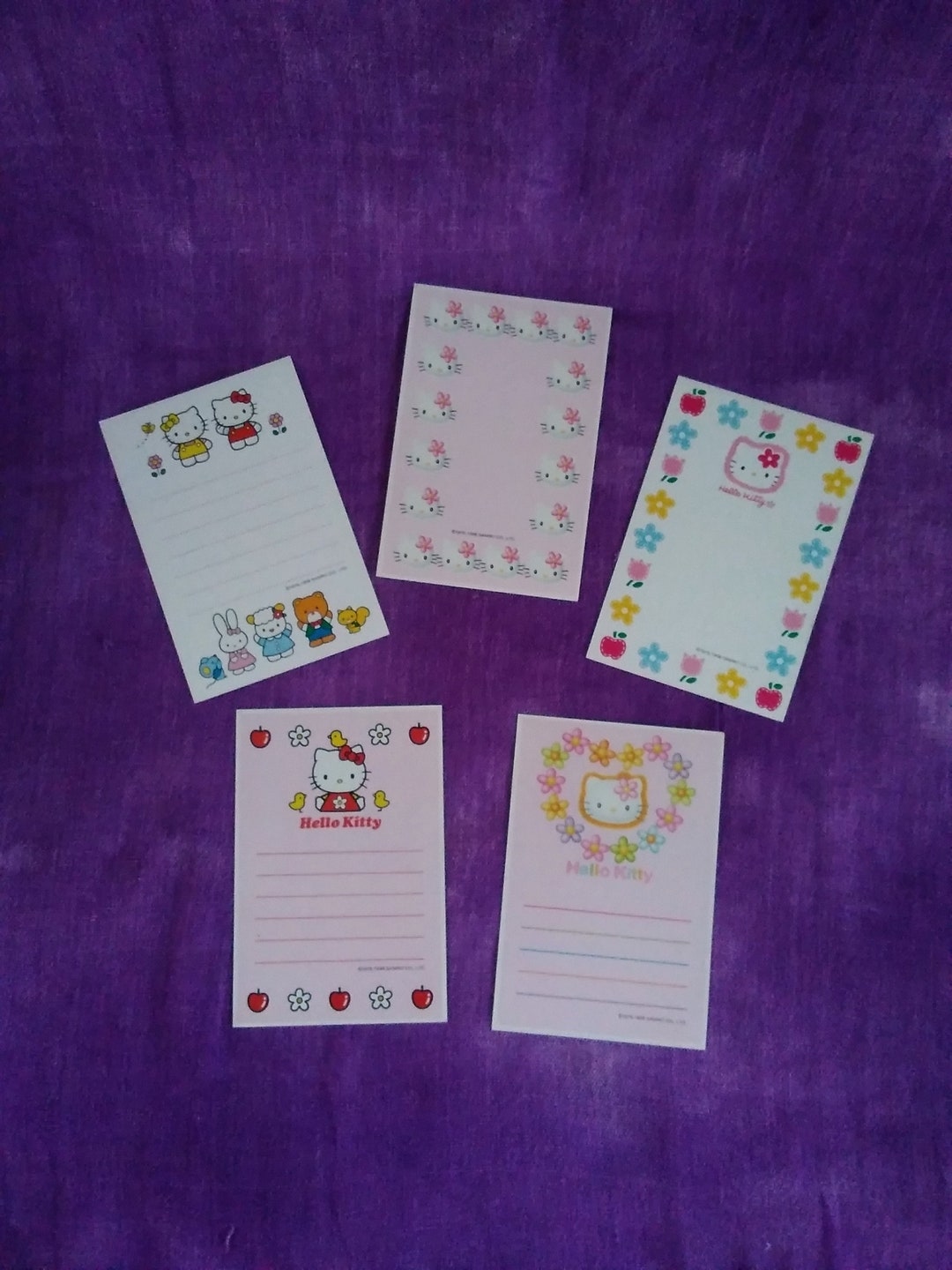 Hello Kitty Postcards Vintage 1998 Sanrio Japan - Etsy