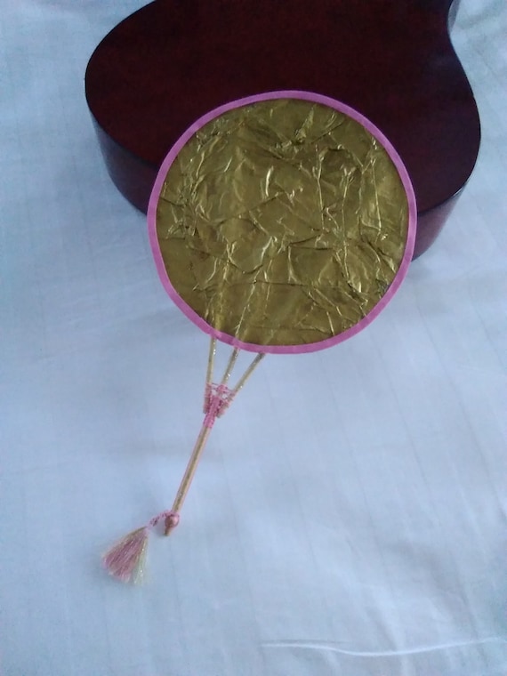 Japanese Uchiwa Round Fans DIY Blank Hard Card Paper … - Gem