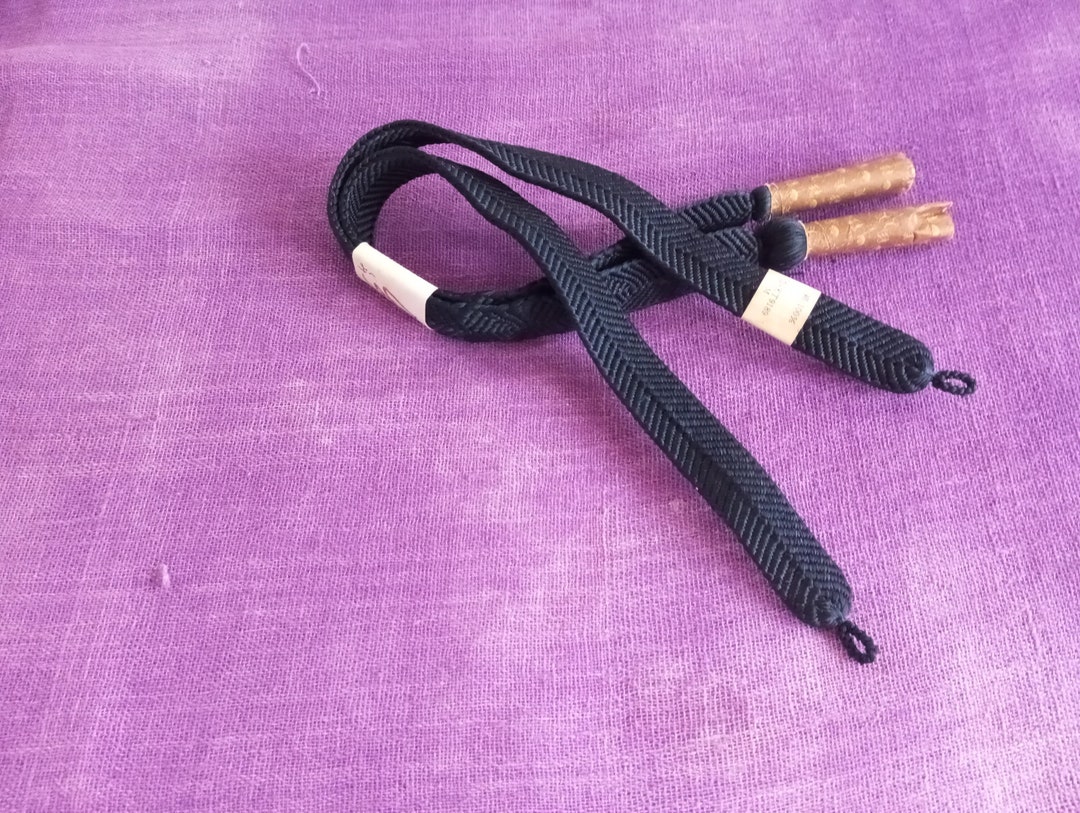 Vintage Kimono Himo Japanese Haori Tie Dark Blue Vintage Japan - Etsy