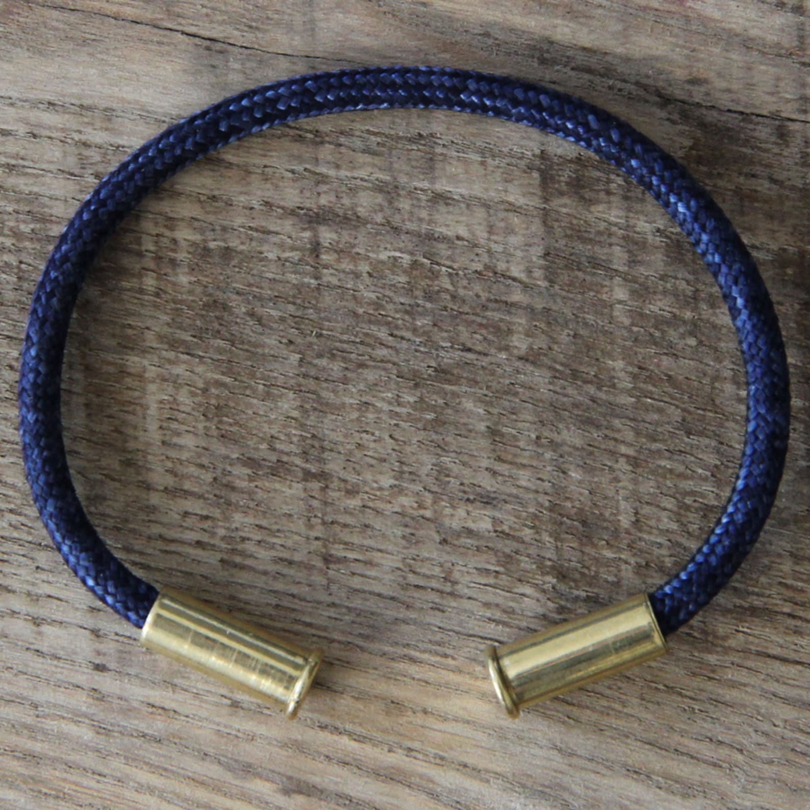 BRZN Recycled .22lr Bullet Casing Tweed Indigo 550 Paracord Bracelet - Etsy