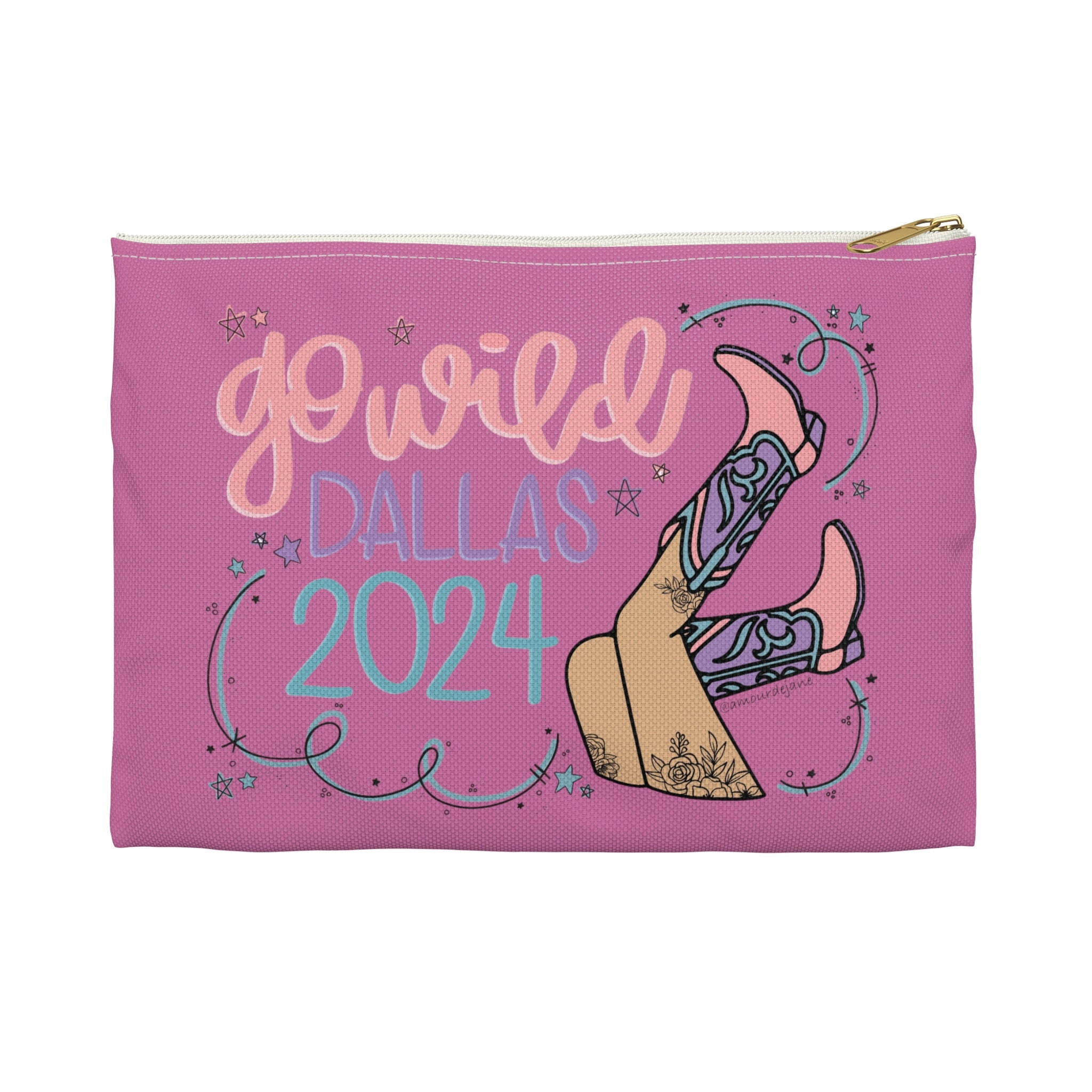 Official Go Wild 2024 Kick up Your Heels Planner Pouch: Pink - Etsy