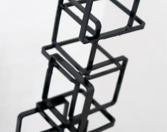 Retro Modern Metal Sculpture Art Abstract Mid Century - Etsy