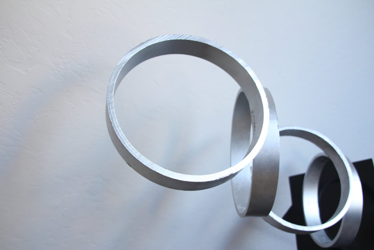Mid Century Modern Metal Sculpture Art Abstract Simple Contemporary ...