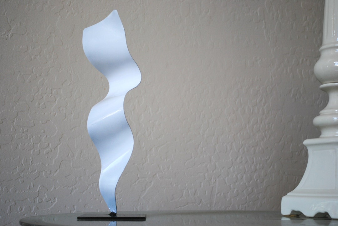 Metal Abstract Art Sculpture Modern Retro Simple Table Decor ...