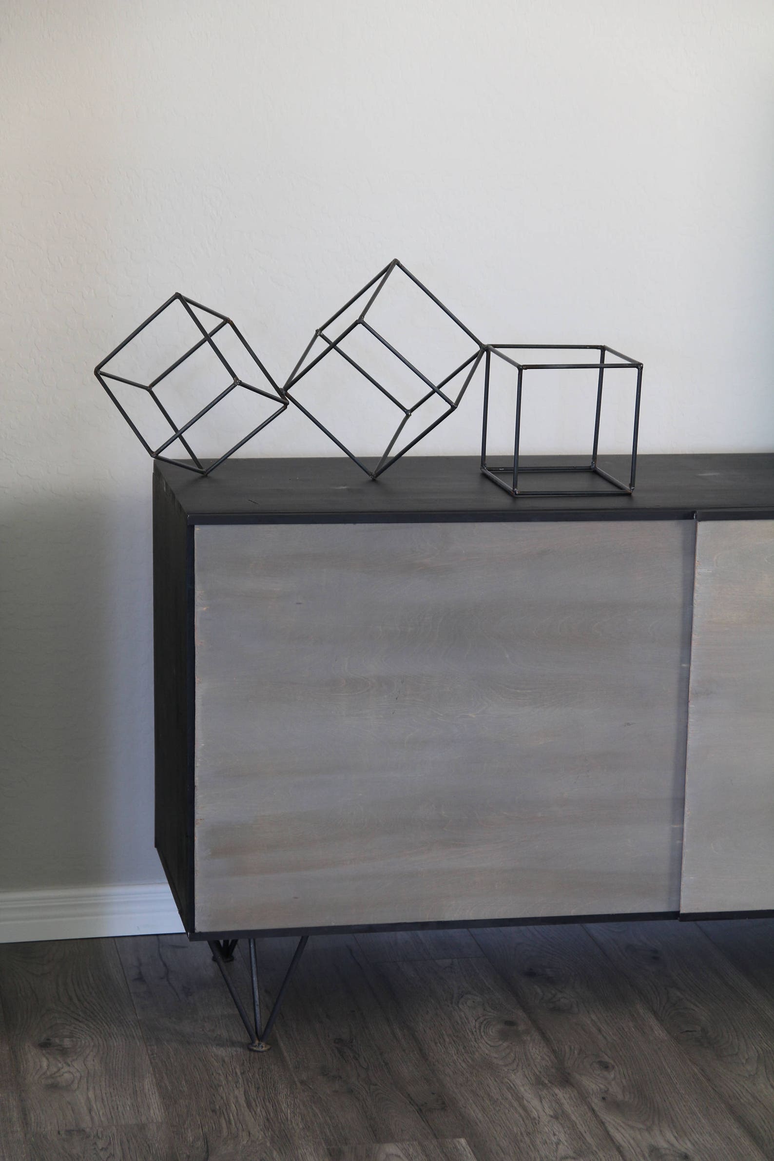 Metal Abstract Art Sculpture Modern Retro Simple Table Decor - Etsy