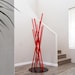 Contemporary Red Metal Floor Sculpture: Abstract Indoor/outdoor Art by ...