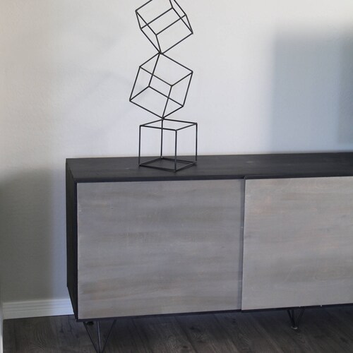 Abstract Metal Art Decor Freestanding Table or Floor Sculpture - Etsy