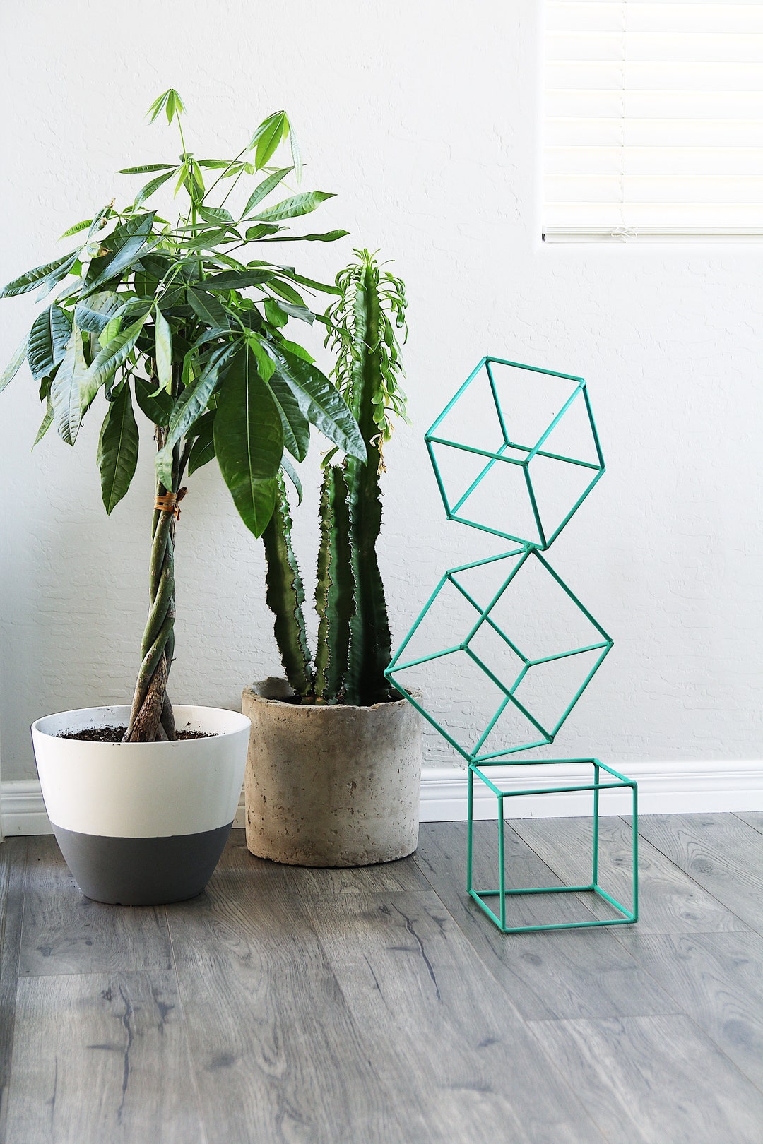 Metal Abstract Art Sculpture Modern Retro Simple Table Decor ...
