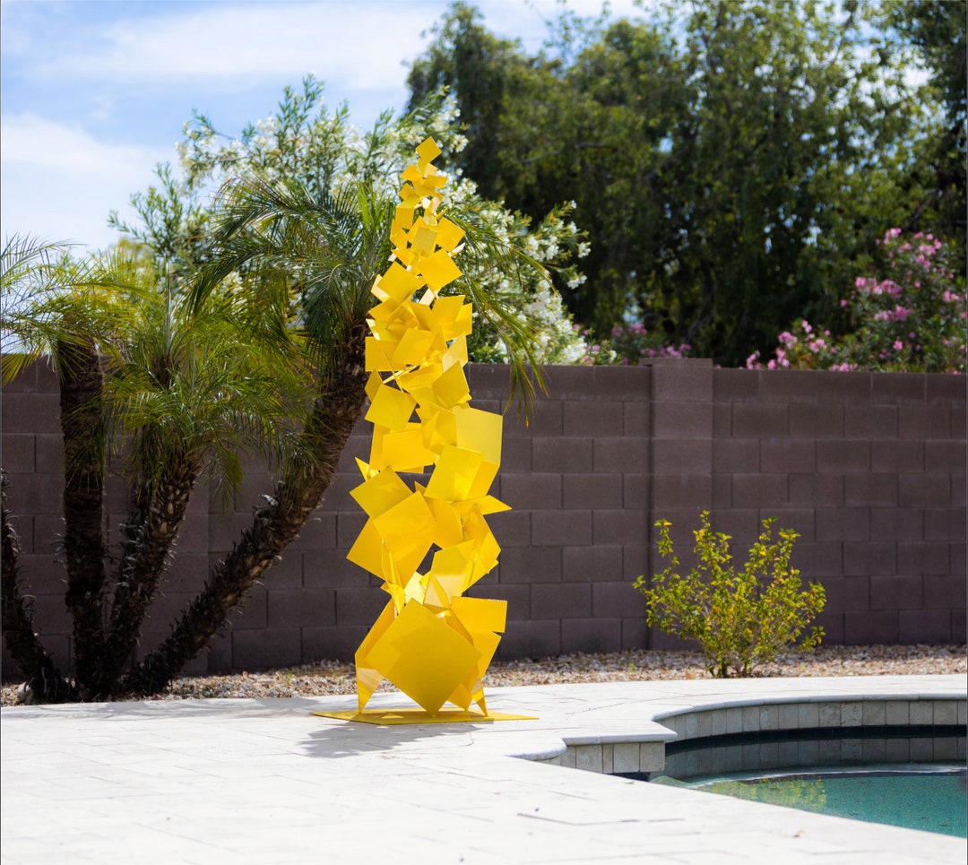 Metal Sculpture Abstract Art Modern Giant Large Outdoor Home Decor ...